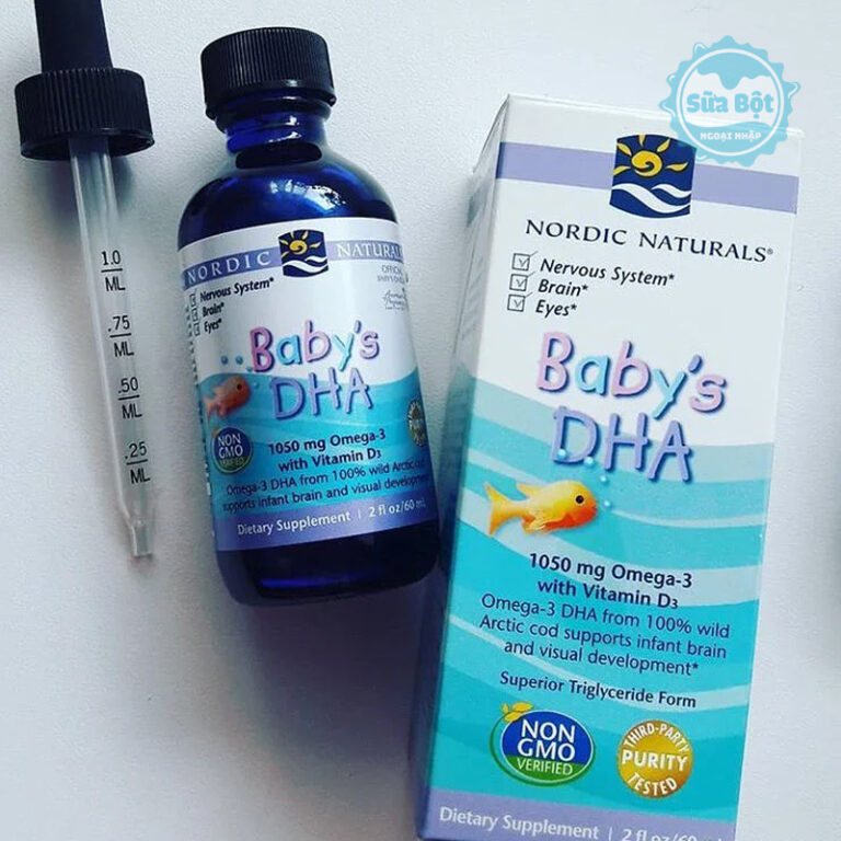 Giọt uống Nordic Naturals Baby DHA with Vitamin D3 60ml