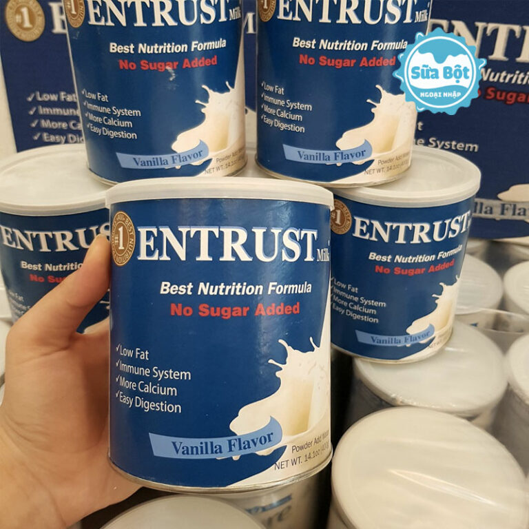 Sữa bột Entrust Milk không đường 400g của Mỹ (Dành cho người bị tiểu ...
