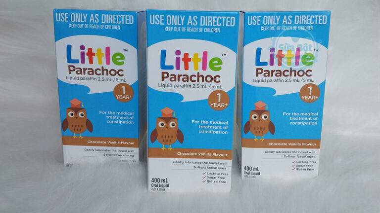 Siro trị táo bón Little Parachoc của Úc cho trẻ trên 1 tuổi 400ml