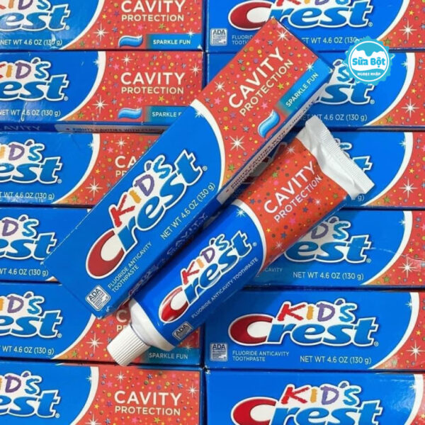 Kem đánh răng Crest Kids Cavity Protection của Mỹ 130g - Sữa Bột Ngoại Nhập
