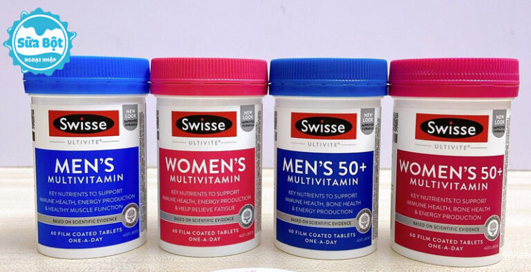 Vitamin tổng hợp Swisse Women's 50+ Multivitamin lọ 60 viên