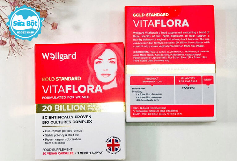 Men phụ khoa Vitaflora Hộp 30 viên của Anh