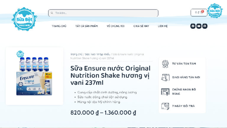 Hướng dẫn cách sử dụng sữa Ensure nước mà không phải ai cũng biết - Sữa ...