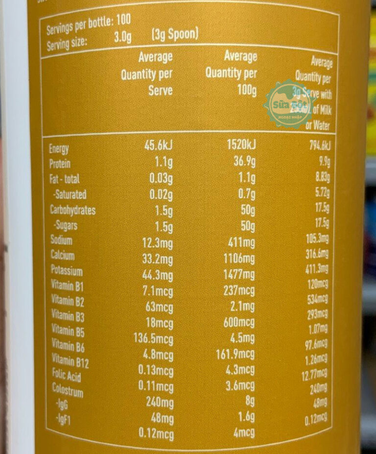 Review sữa non Healthy Care Colostrum Milk Powder có tốt không?